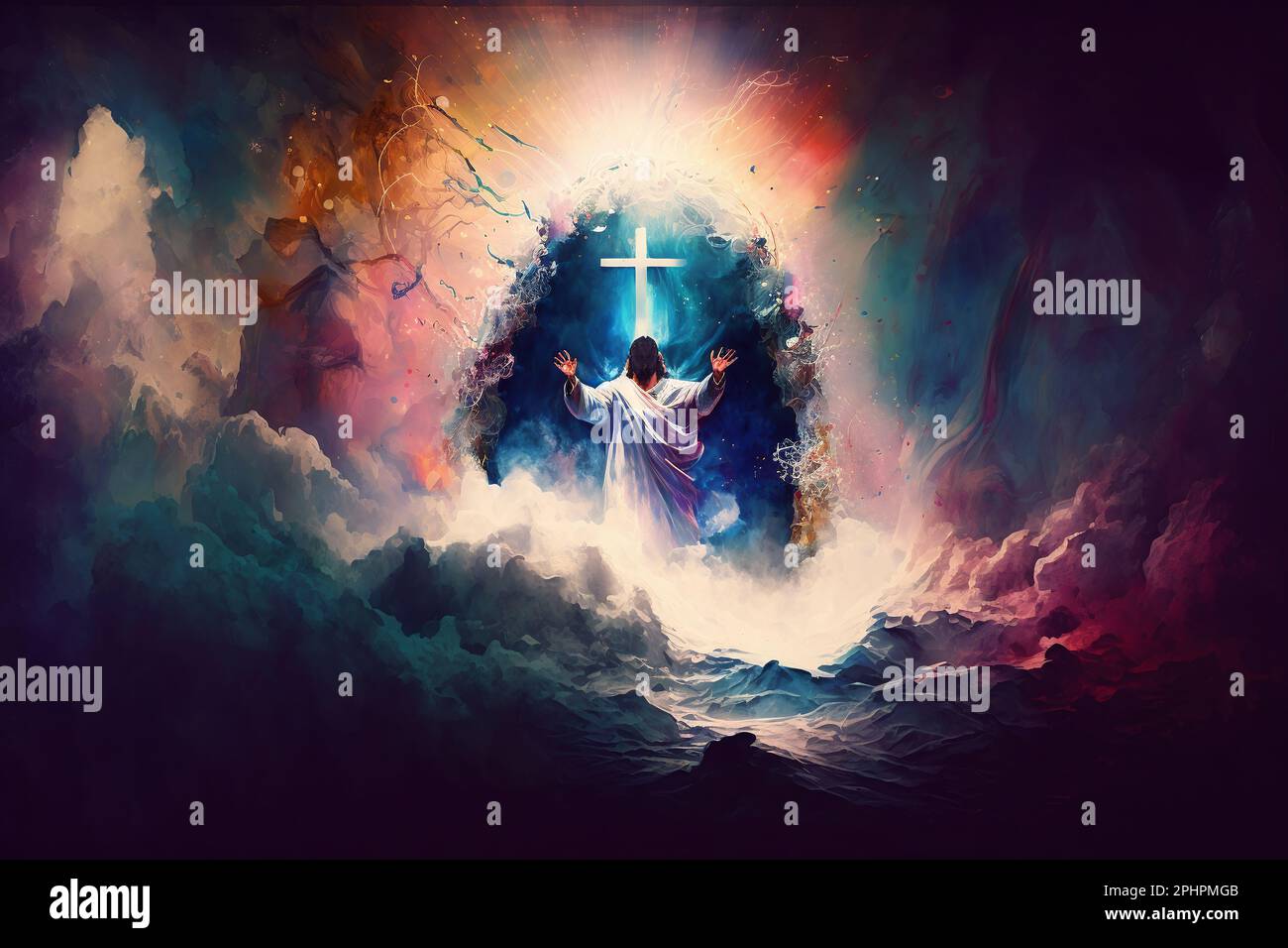 Heaven Background Jesus