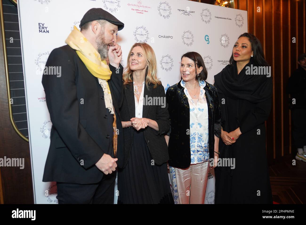 (left to right) Jean-Paul Mertinez, Donna Air, Sadie Frost and Emma ...