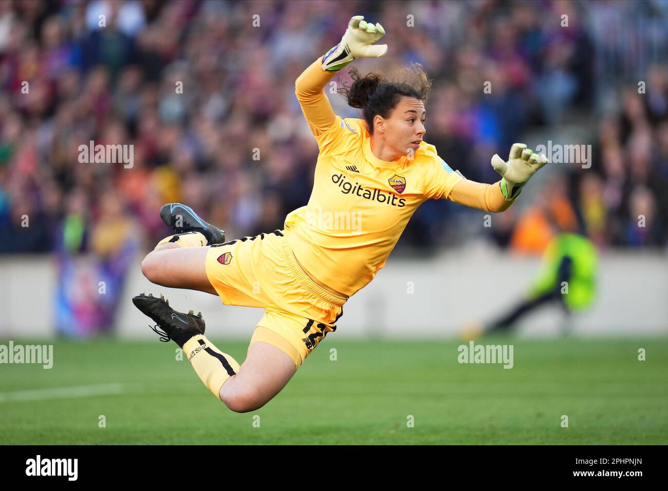 Camelia Ceasar of AS Roma during the UEFA Womens Champions League match ...