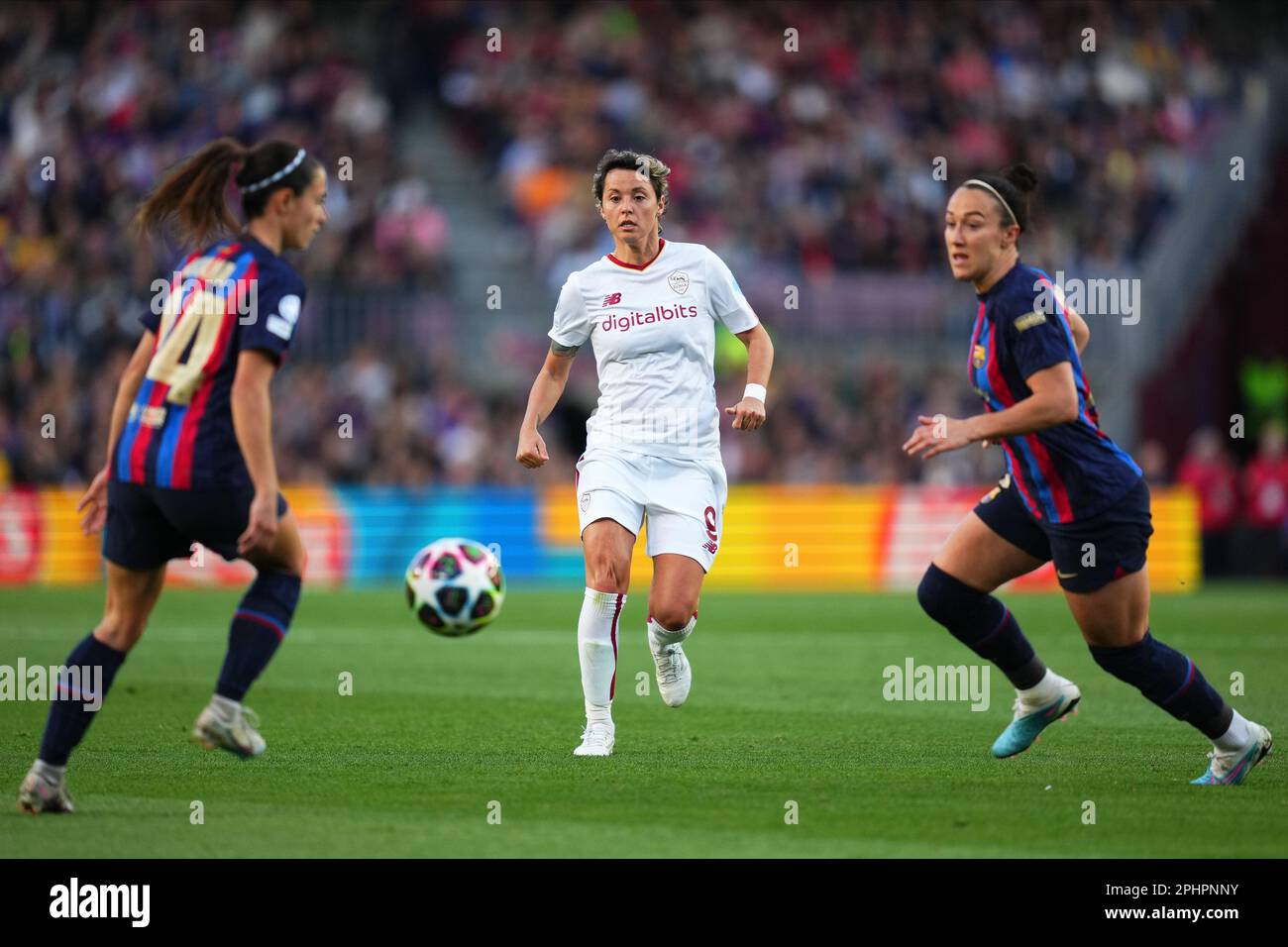Valentina Giacinti of AS Roma during the UEFA Womens Champions League ...
