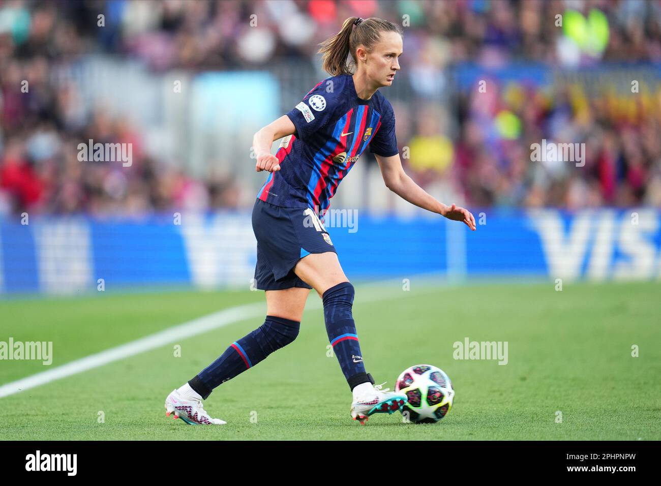 Caroline Graham Hansen of FC Barcelona during the UEFA Womens Champions ...