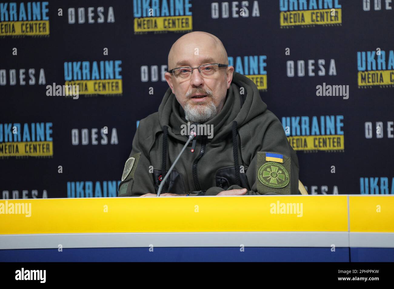 ODESA, UKRAINE - MARCH 29, 2023 - Minister of Defence of Ukraine ...