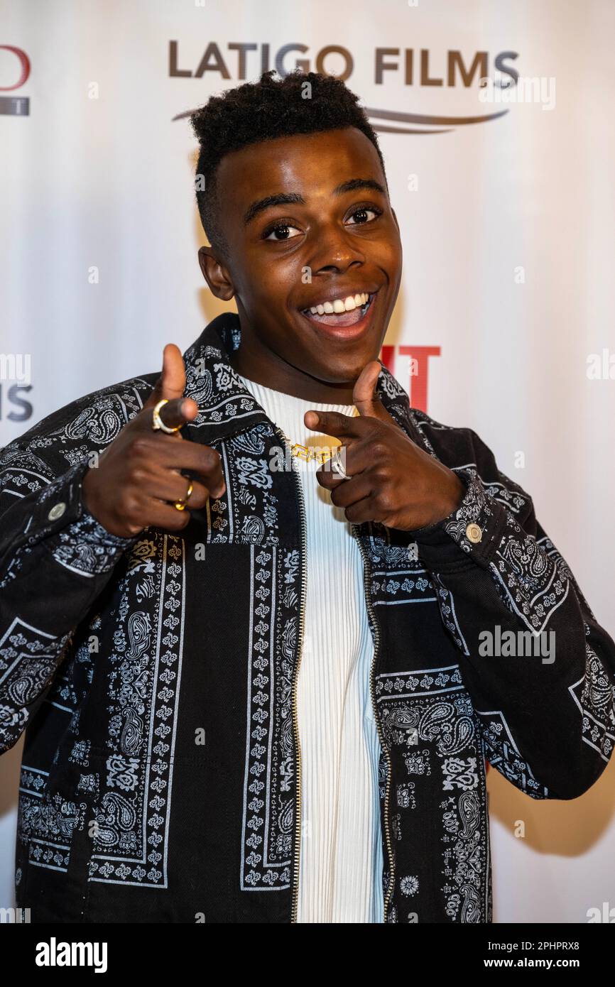 Actor Rashad Lawery attends World Premiere of Latigo Films "Hunt Club ...