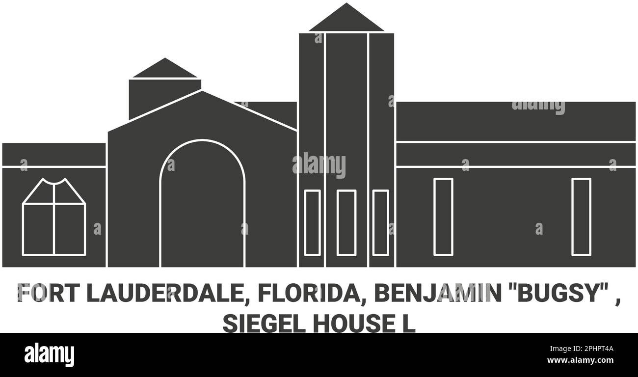 United States, Fort Lauderdale, Florida, Benjamin Bugsy , Siegel House ...