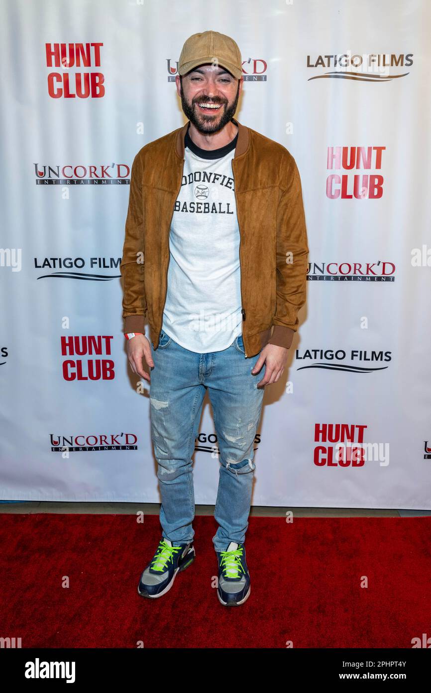 Actor Chris Levine attends World Premiere of Latigo Films "Hunt Club ...