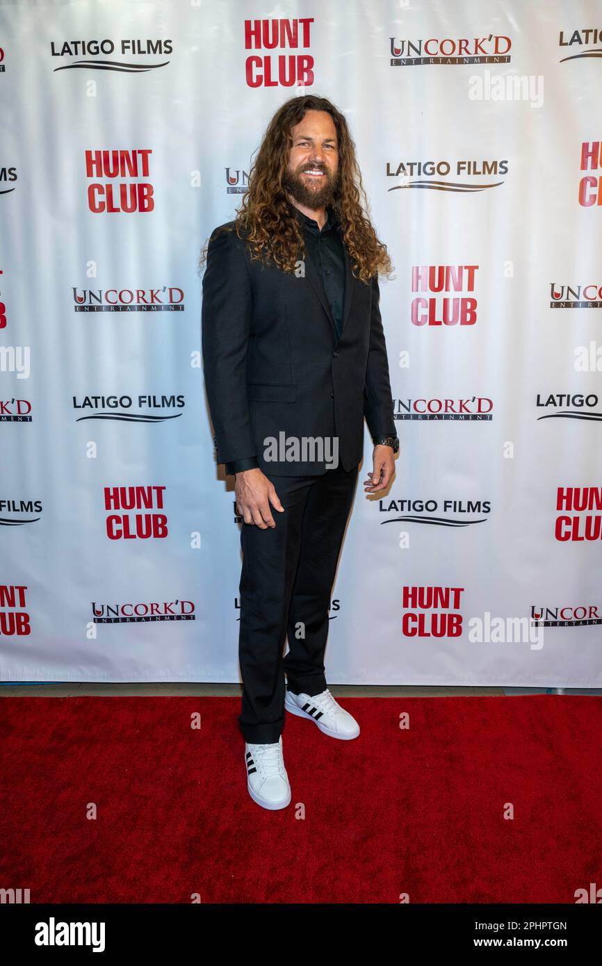 Rugby Player Todd Clever attends World Premiere of Latigo Films "Hunt ...