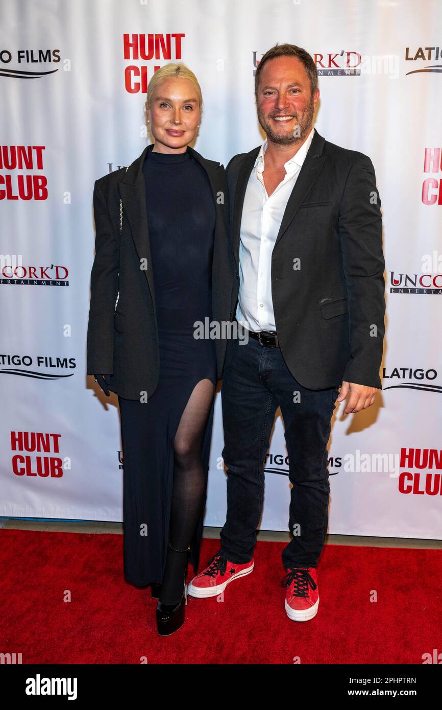 Actress Eva Paris Cicinyte, Producer David Lipper attend World Premiere ...