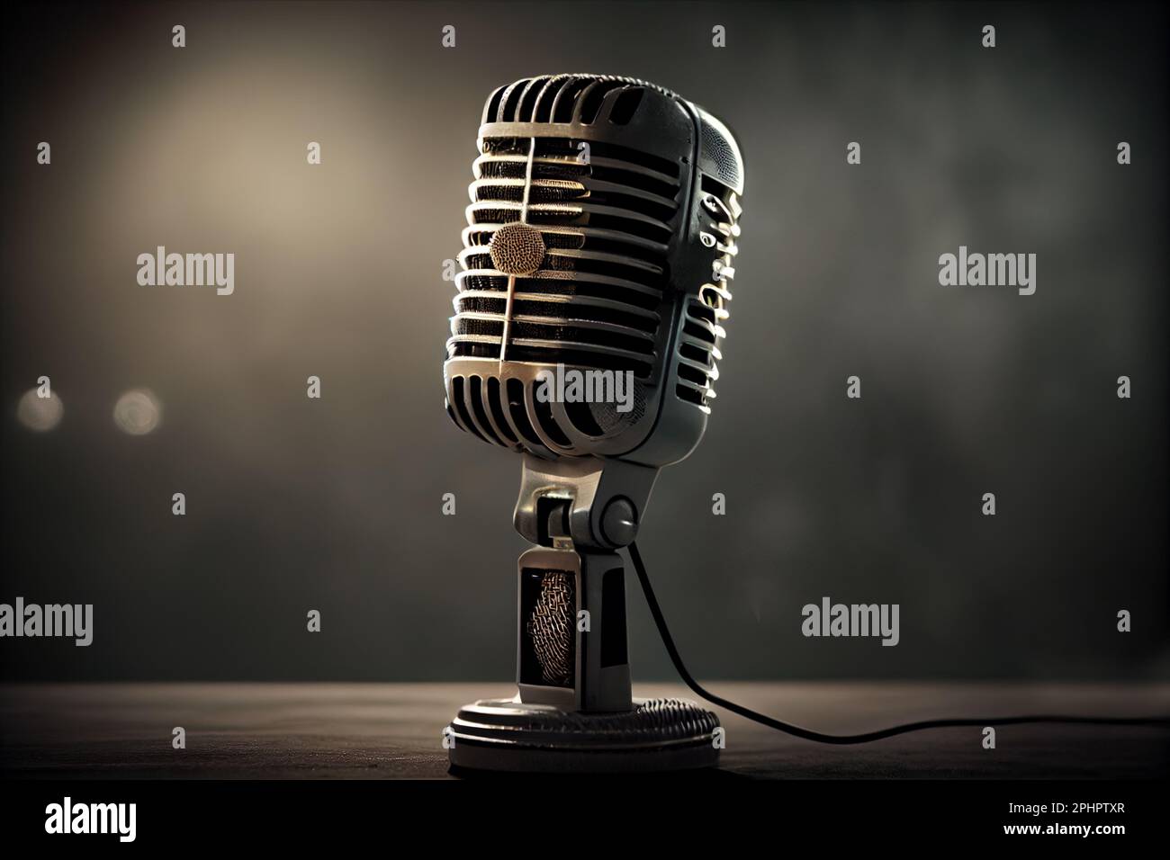 Big old microphone hi-res stock photography and images - Alamy