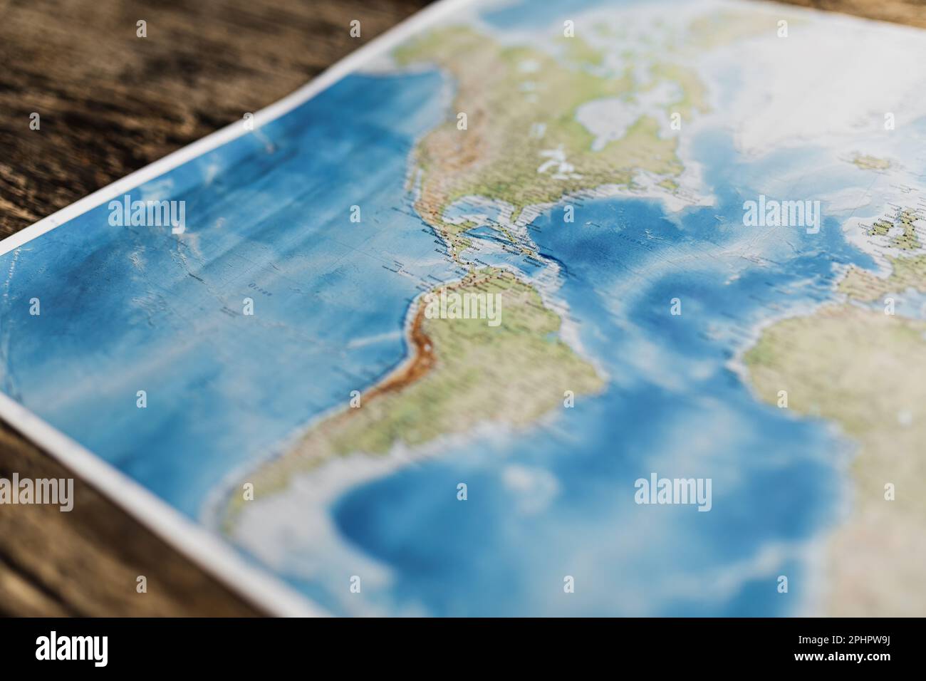 Geographic map of the world Stock Photo - Alamy