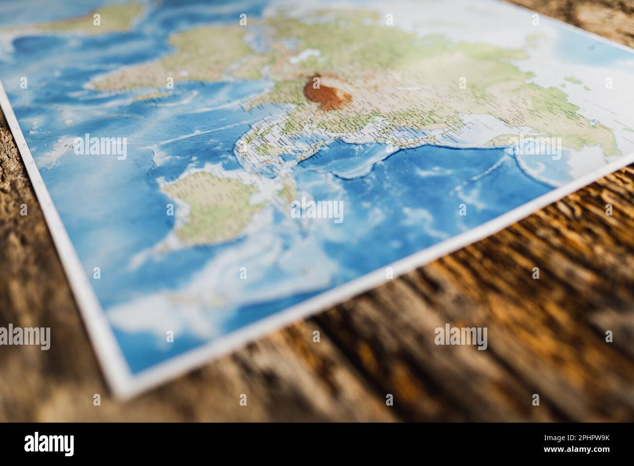 Geographic map of the world Stock Photo - Alamy