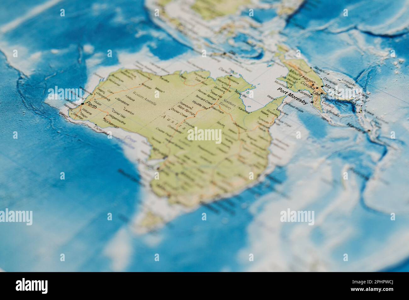 Geographic map of the world Stock Photo - Alamy