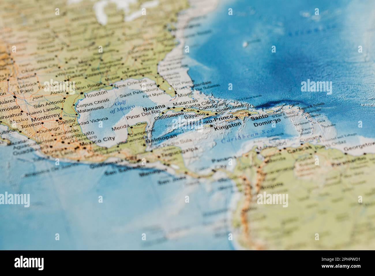 Geographic map of the world Stock Photo - Alamy