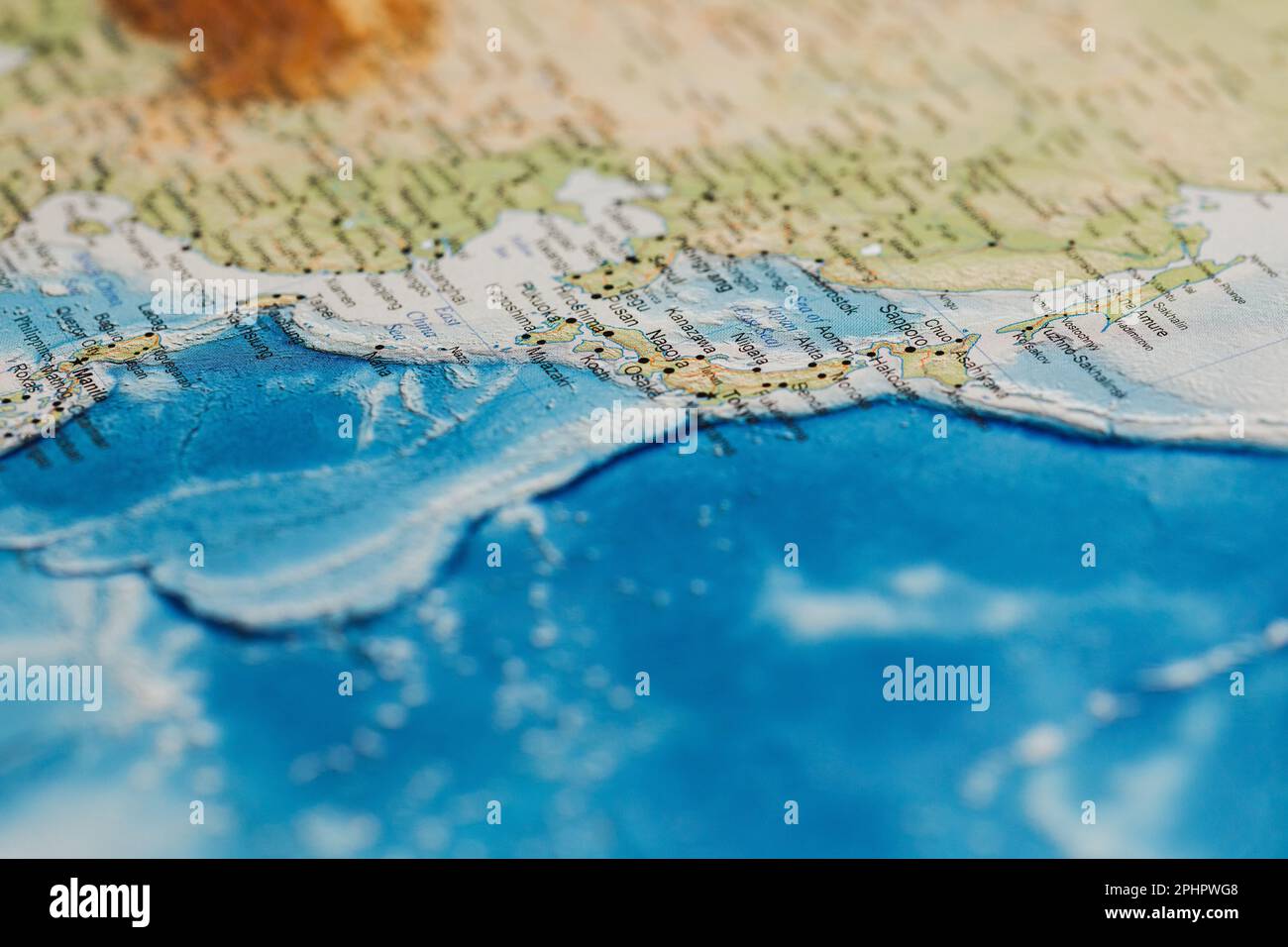 Geographic map of the world Stock Photo - Alamy