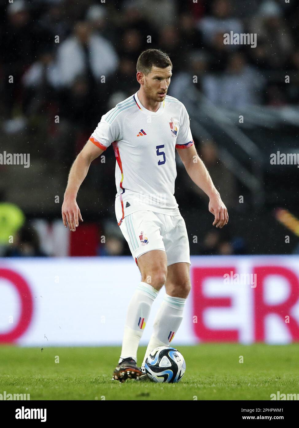 COLOGNE - Jan Vertonghen of Belgium during the friendly match between ...