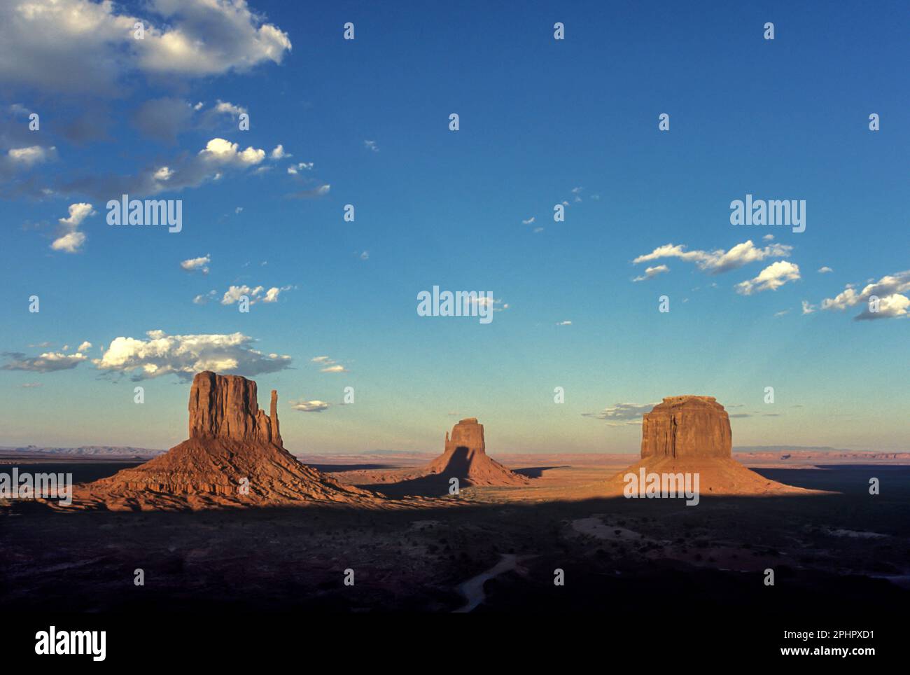 MITTENS BUTTES MONUMENT VALLEY NAVAJO TRIBAL PARK ARIZONA USA Stock ...