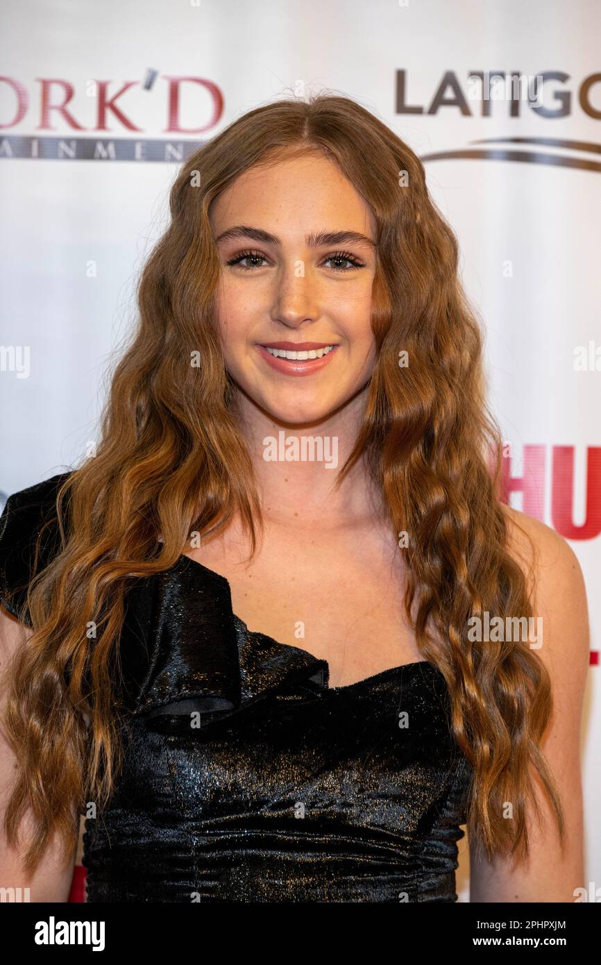 Actress Jordan Kennedy attends World Premiere of Latigo Films "Hunt ...