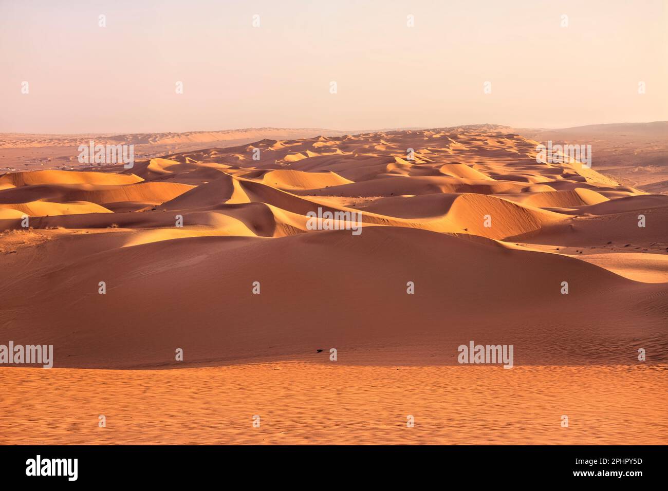 Sculpted sand dunes, Wahiba Sands, Ash Sharqiyah, Oman Stock Photo - Alamy