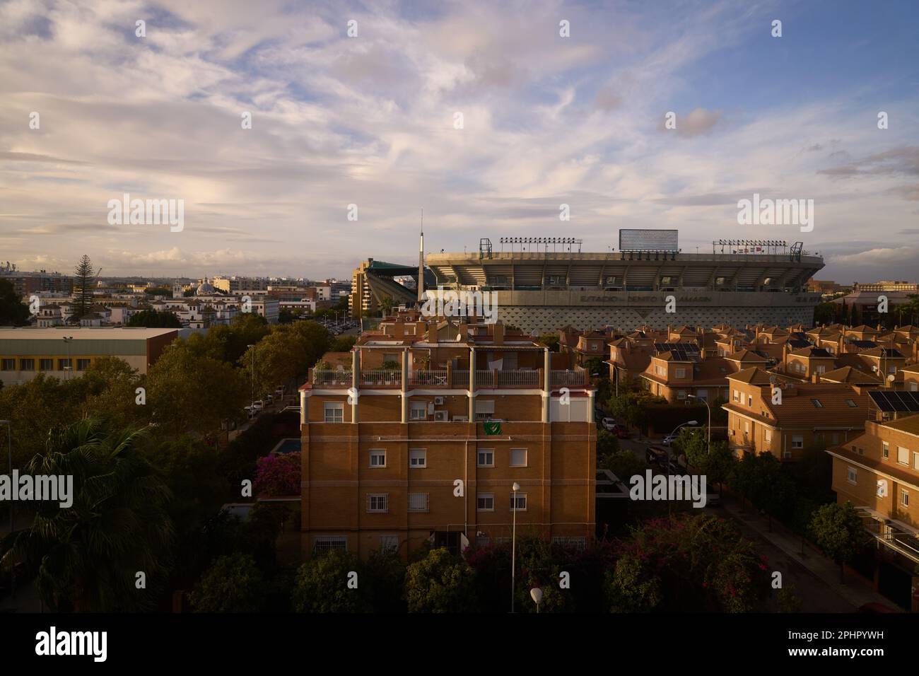 Real Betis football stadium, Estadio Benito Stock Photo - Alamy