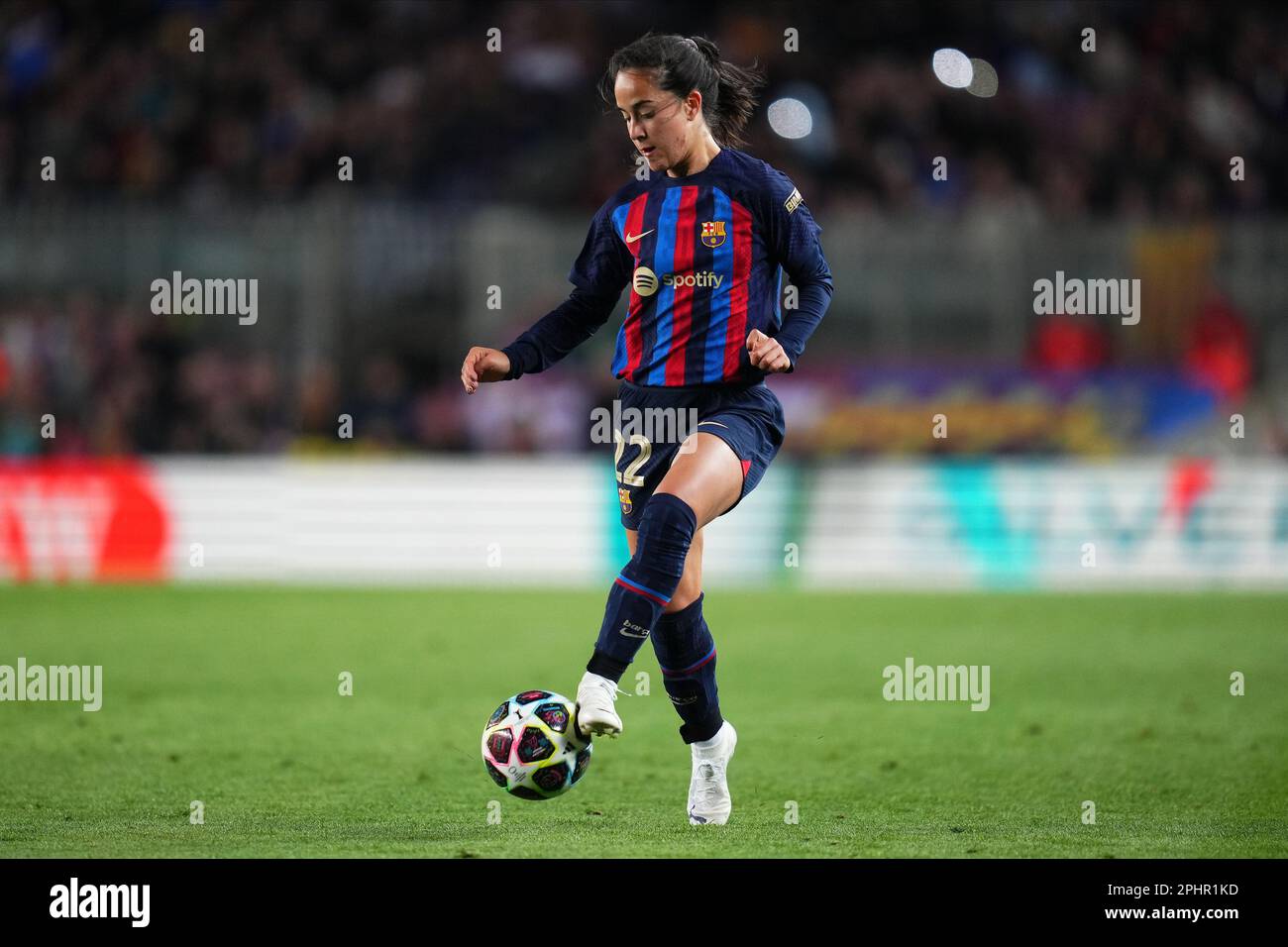 Nuria Rabano of FC Barcelona during the UEFA Womens Champions League ...