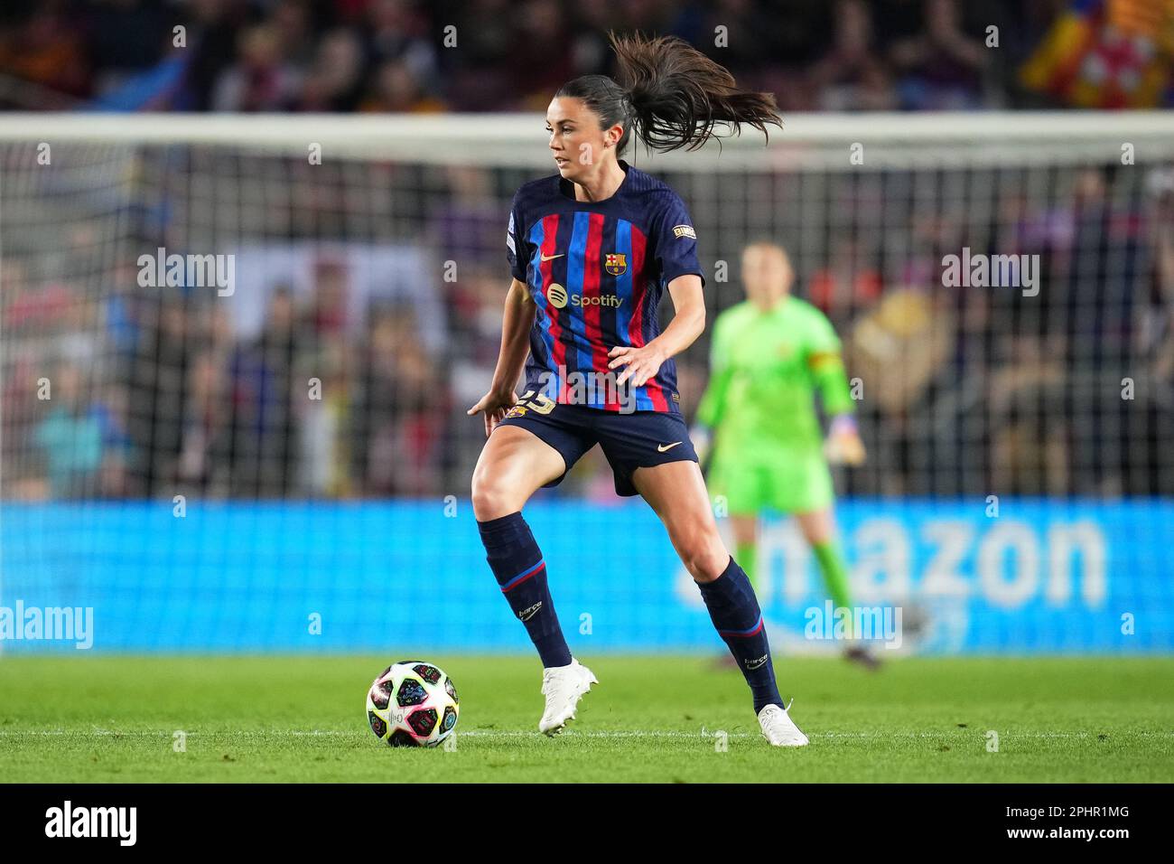 Ingrid Engen of FC Barcelona during the UEFA Womens Champions League ...