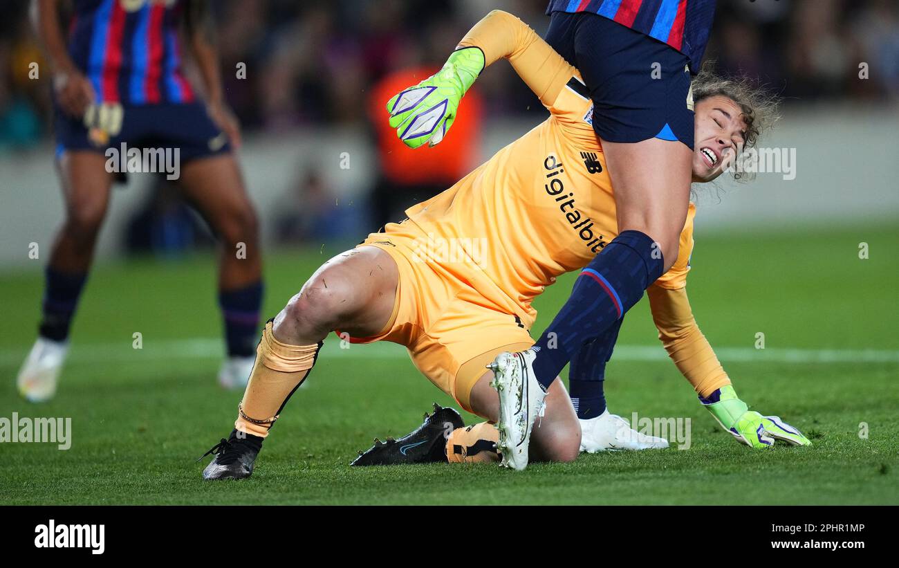 Camelia Ceasar of AS Roma during the UEFA Womens Champions League match ...