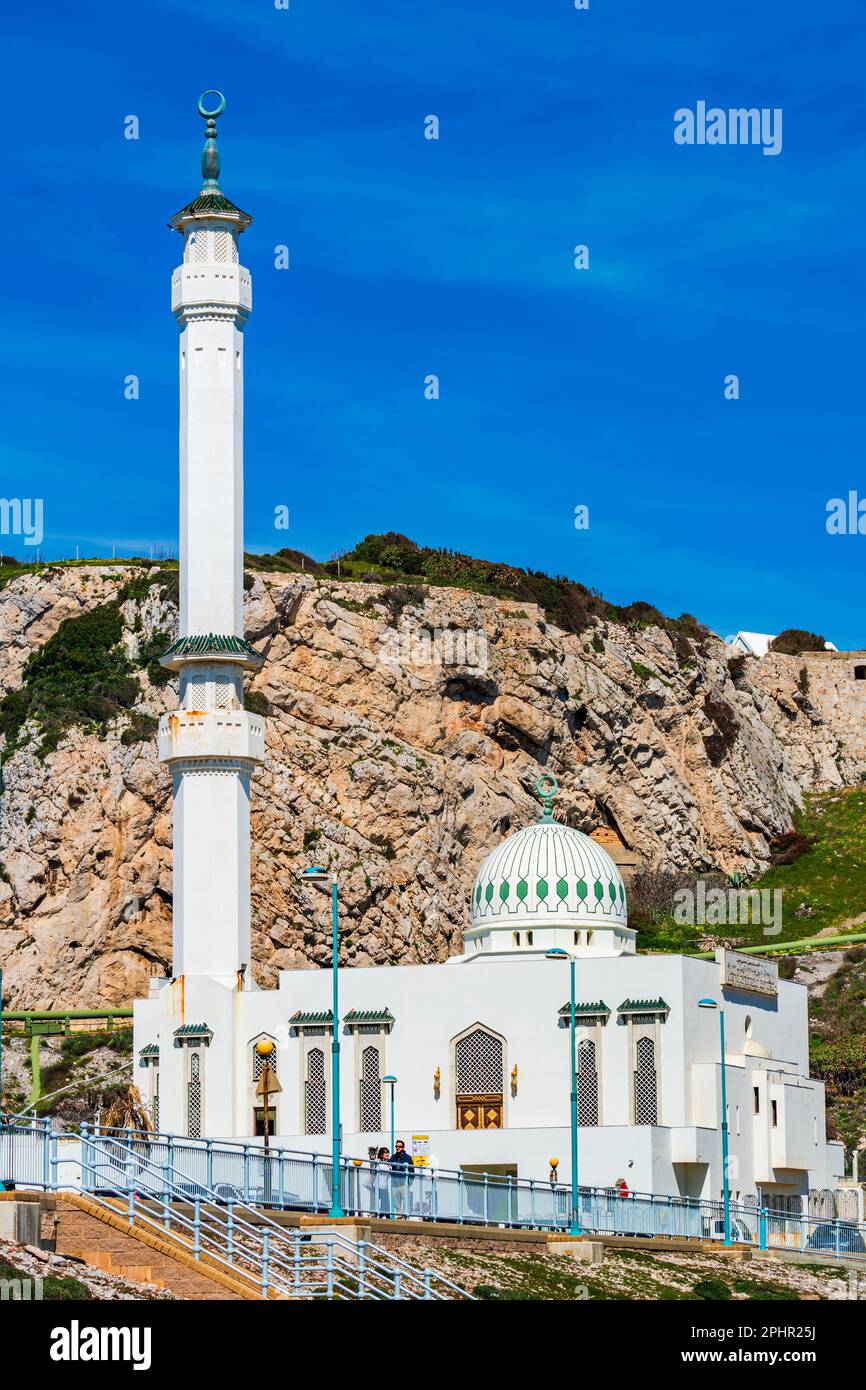 GIBRALTAR, UK - MARCH 11 2023: Ibrahim-al-Ibrahim Mosque also known as ...