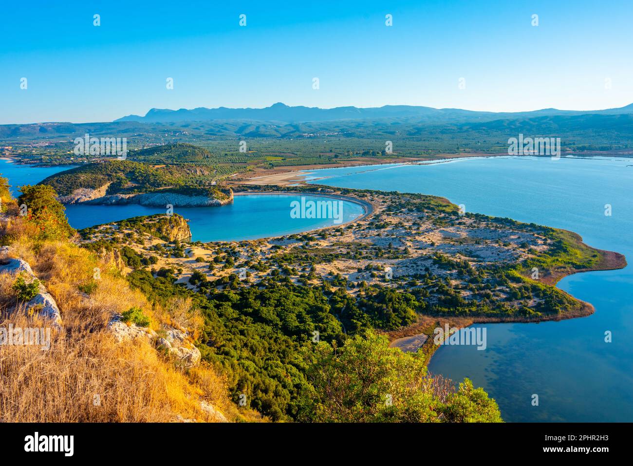 Voidokilia beach in the peloponnese hi-res stock photography and images ...