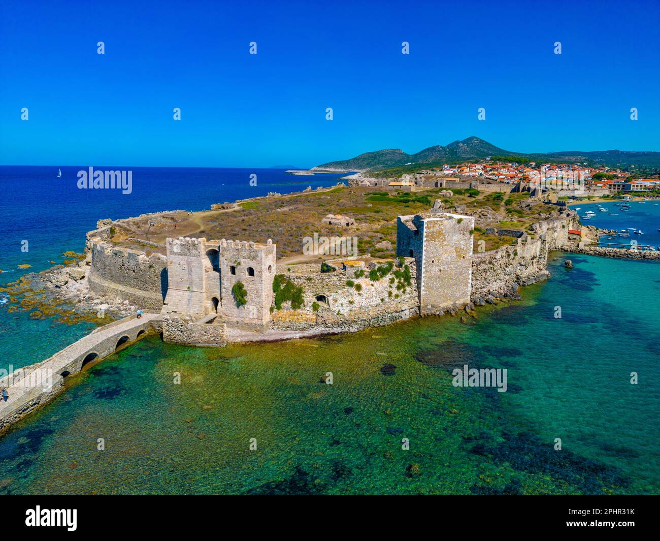 Methoni village hi-res stock photography and images - Alamy