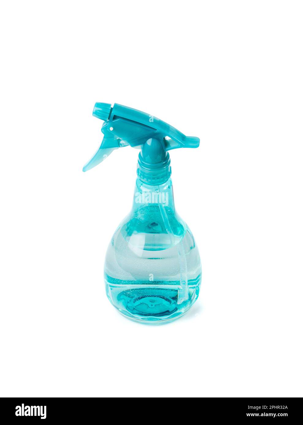 Spray Bottle Isolated, Blue Sprayer with Water, Mini Flower Spray Gun ...