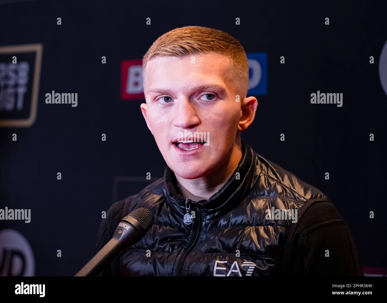 LONDON, UNITED KINGDOM. 29th Mar, 2023. Campbell Hatton during Joshua ...