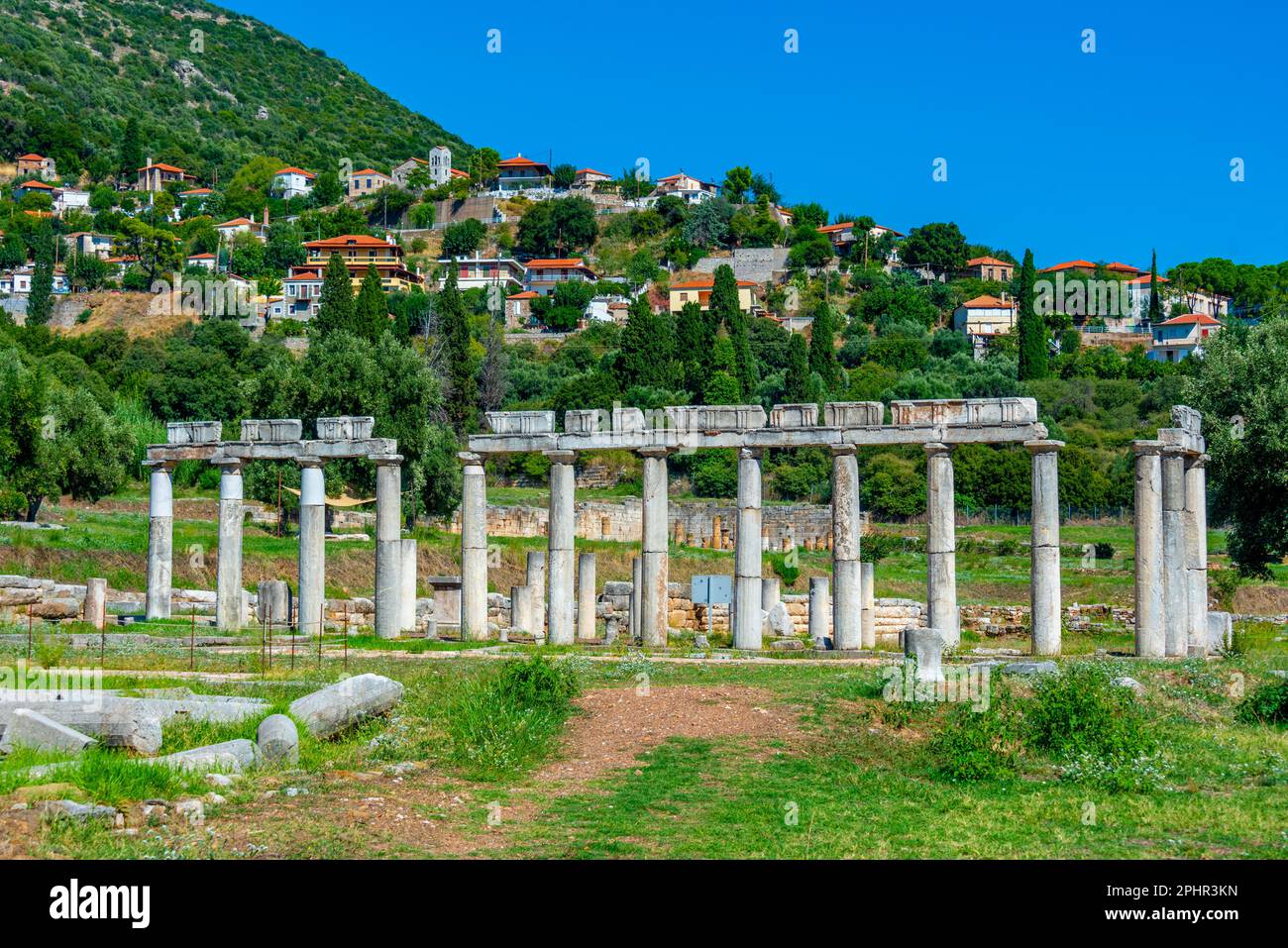 Archaeological Site of Ancient Messini in Greece Stock Photo - Alamy