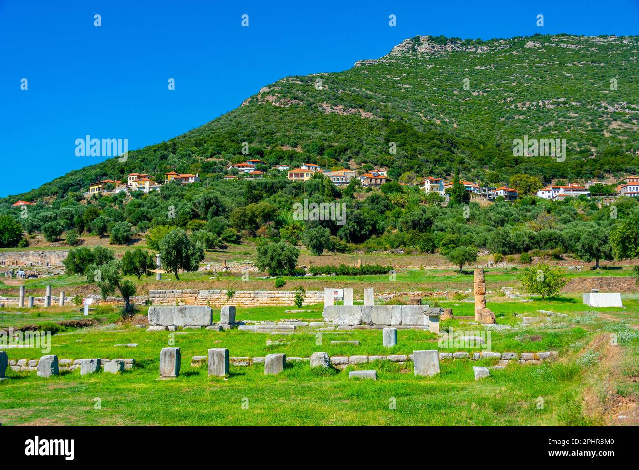 Archaeological Site of Ancient Messini in Greece Stock Photo - Alamy