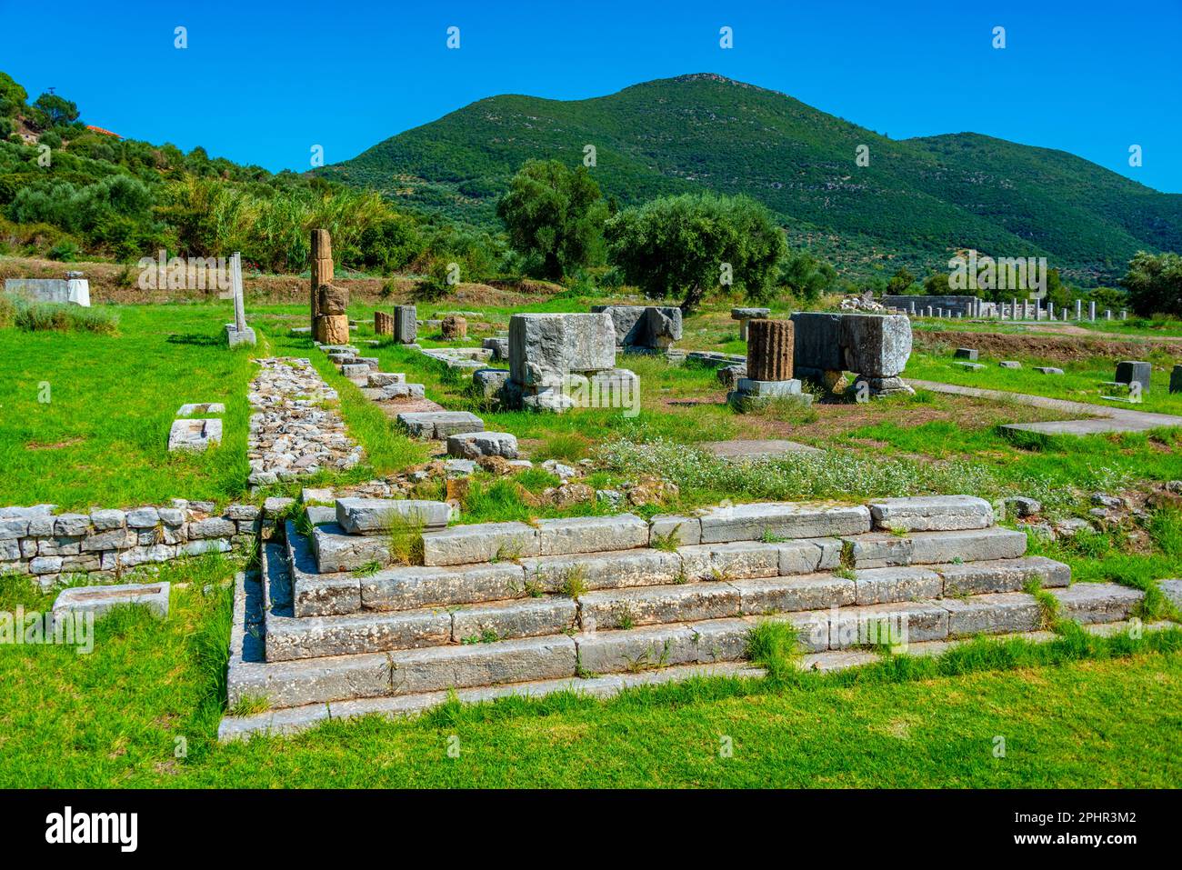 Archaeological Site of Ancient Messini in Greece Stock Photo - Alamy