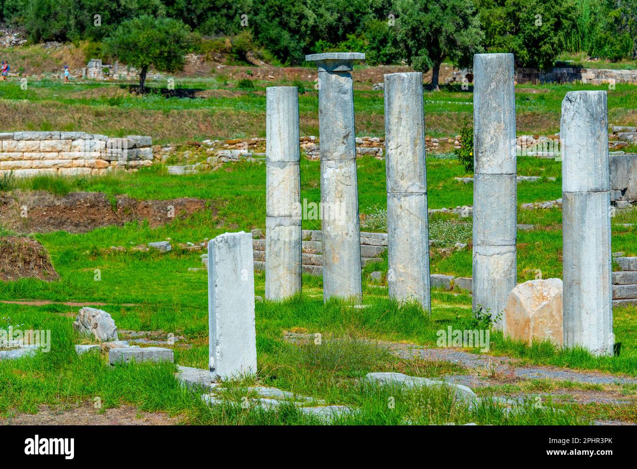 Archaeological Site of Ancient Messini in Greece Stock Photo - Alamy