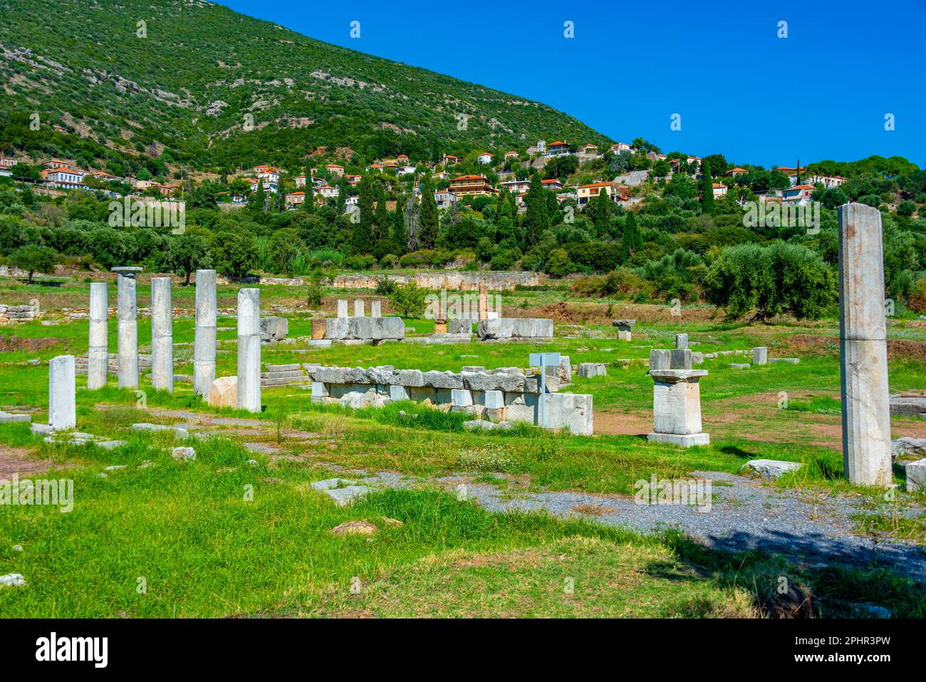 Archaeological Site of Ancient Messini in Greece Stock Photo - Alamy