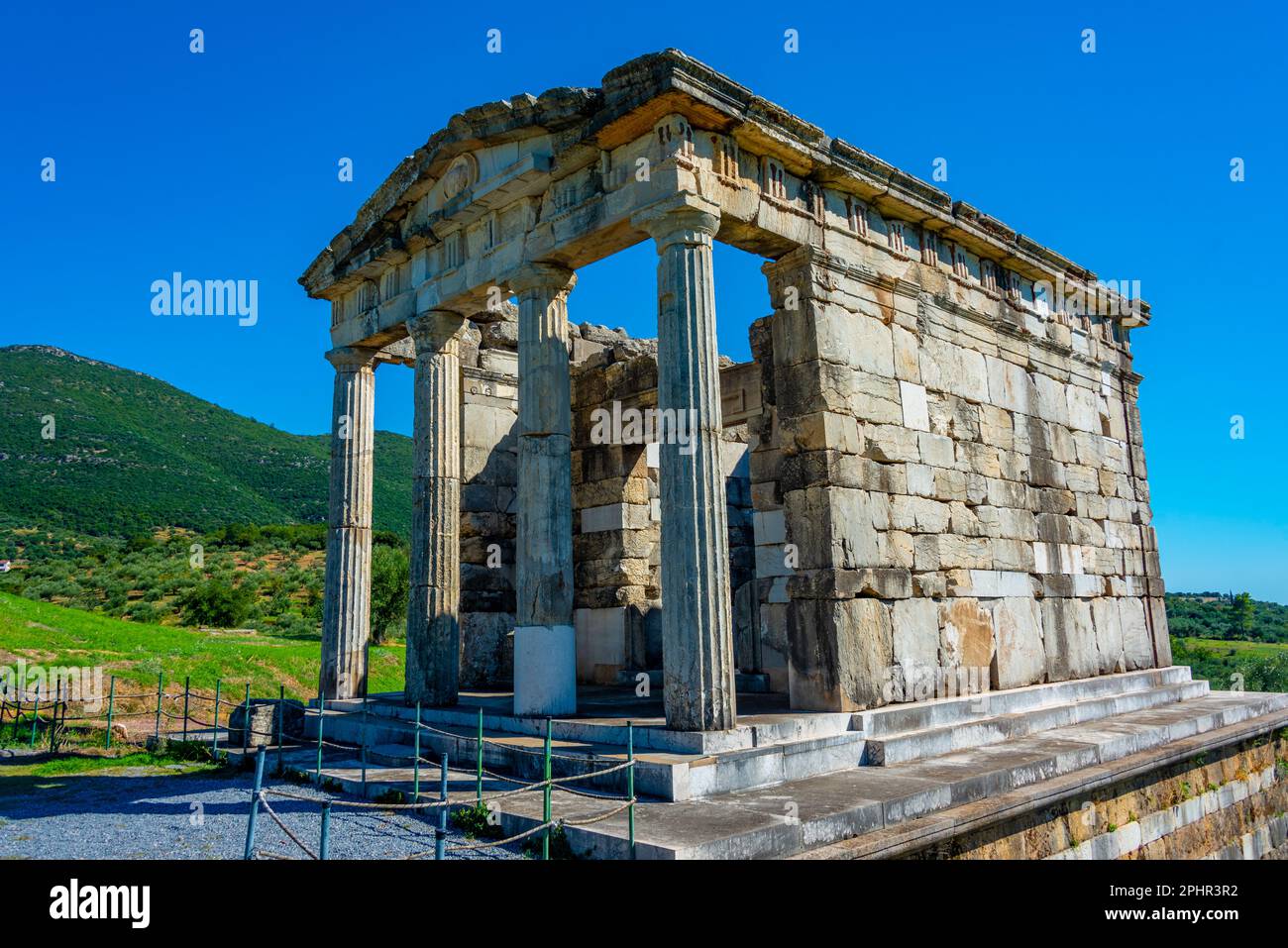 Heroon mausoleum of Archaeological Site of Ancient Messini in Greece ...
