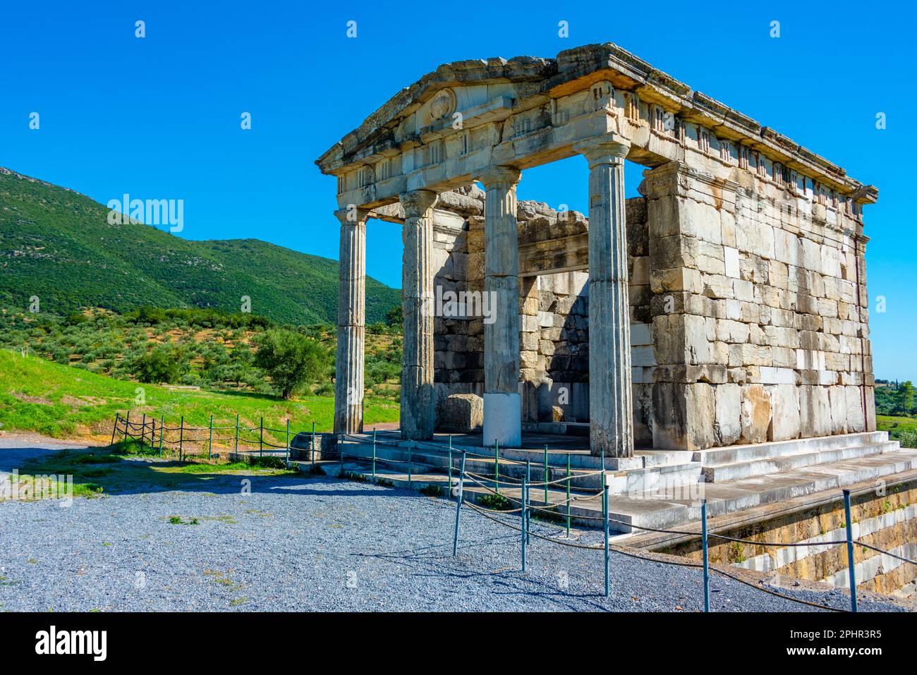 Heroon mausoleum of Archaeological Site of Ancient Messini in Greece ...