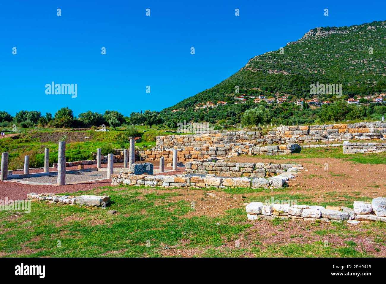 Archaeological Site of Ancient Messini in Greece Stock Photo - Alamy