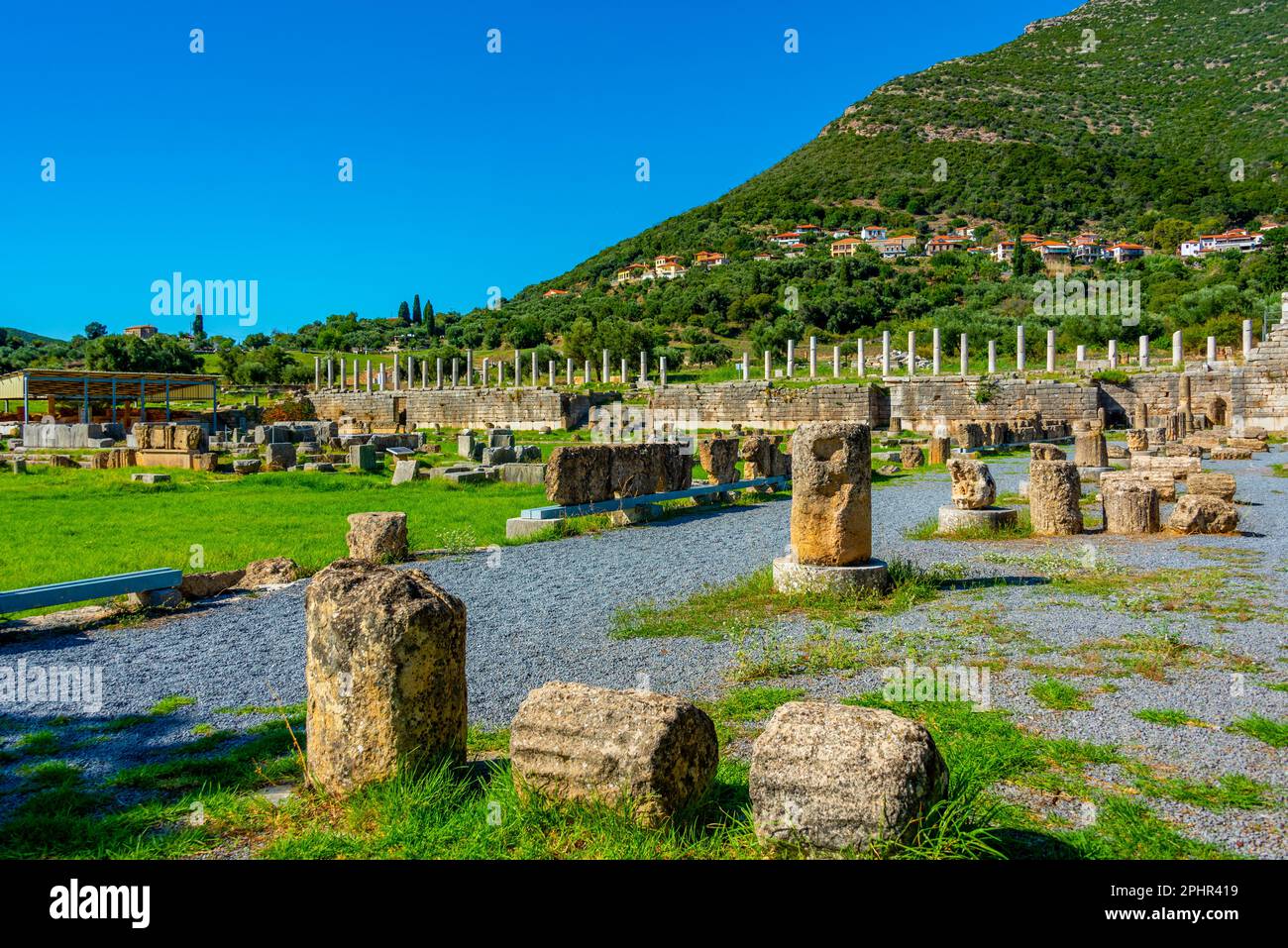 Asklepieion of Archaeological Site of Ancient Messini in Greece Stock ...