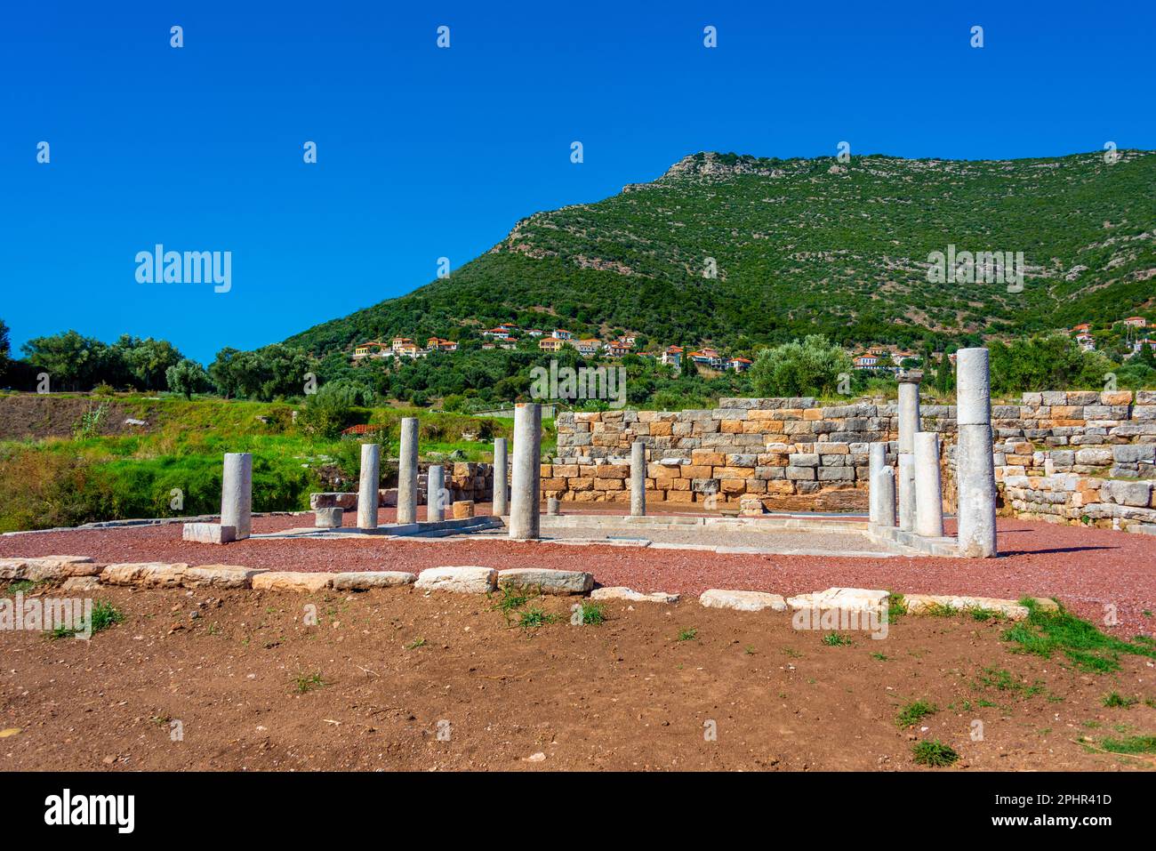 Archaeological Site of Ancient Messini in Greece Stock Photo - Alamy
