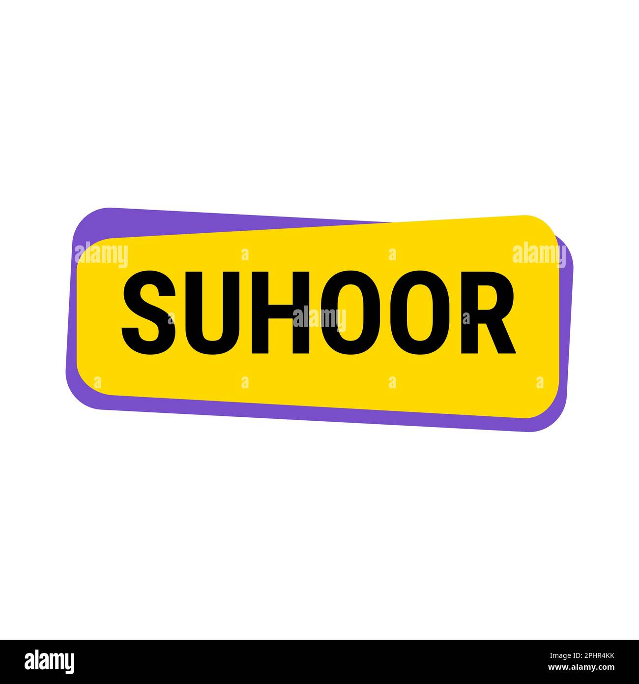 Suhoor Essentials Tips and Tricks for a Healthy Ramadan. Yellow Vector ...