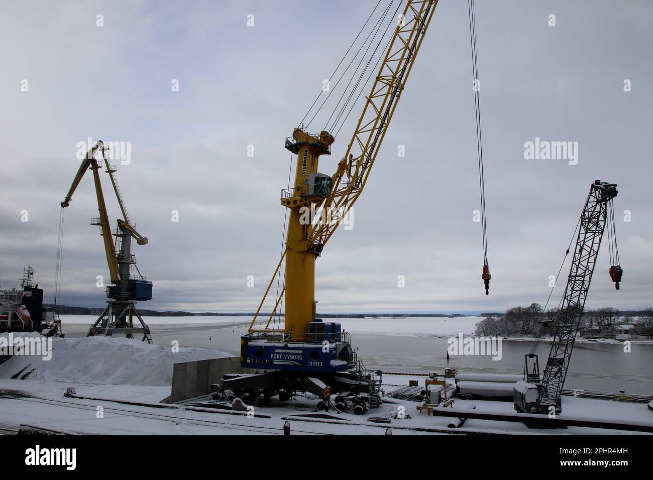 Russian Federation. Leningrad region. The city of Vyborg, located near ...