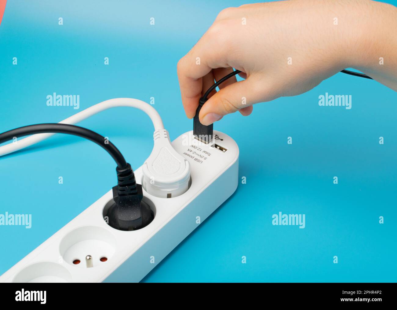 Ac adapter power strip hi-res stock photography and images - Alamy