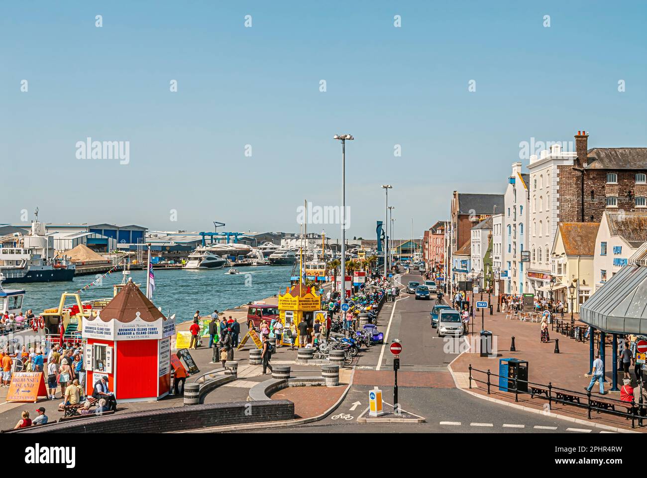 Poole Quay at Poole Harbour in Dorset, England, UK Stock Photo - Alamy