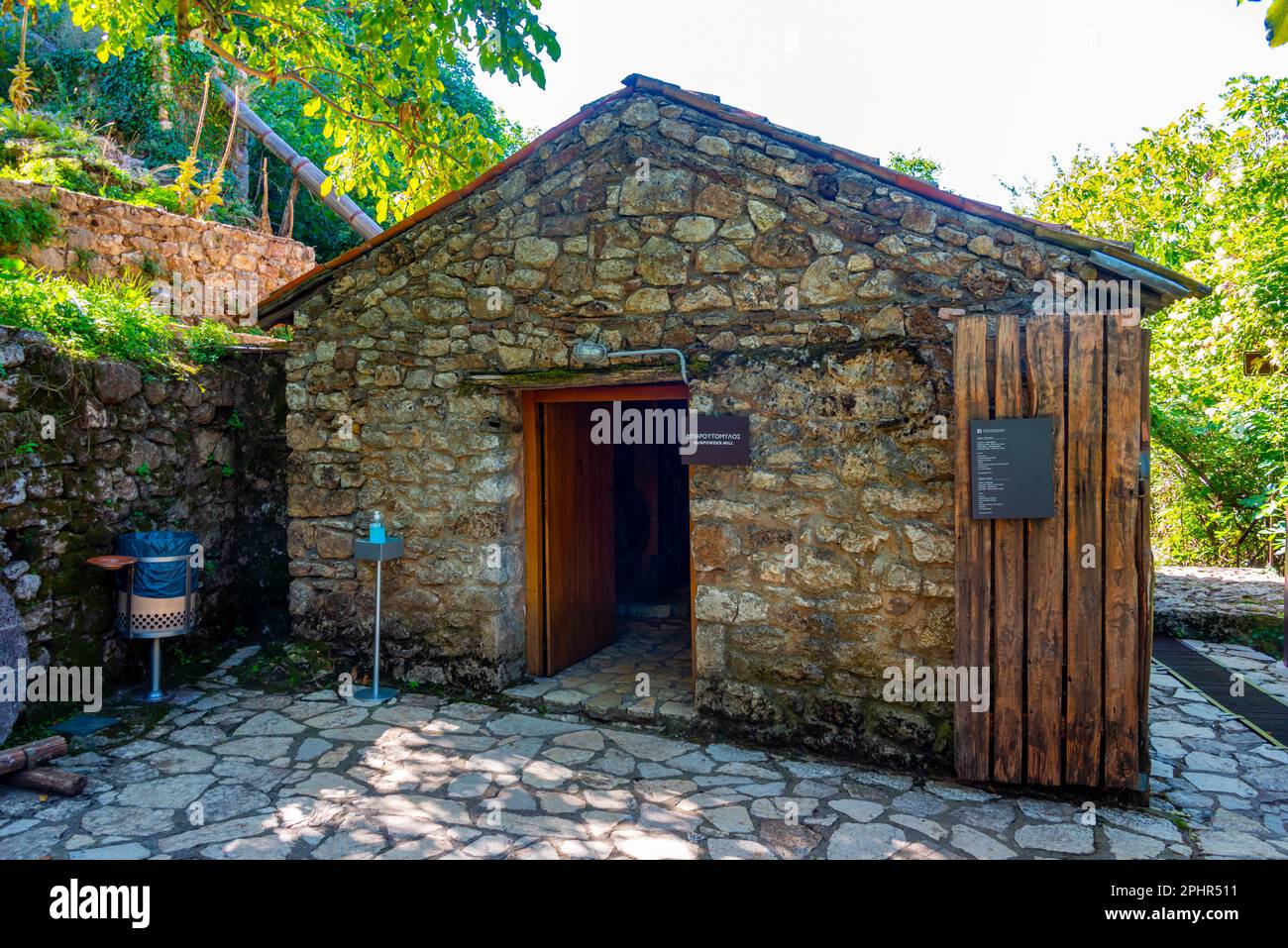 Gunpowder mill at Open air Hydrokinesis (water power) Museum at Greek ...