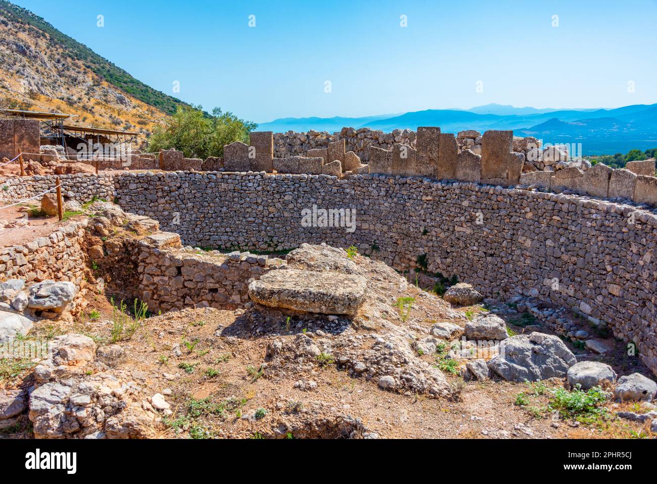 Archaeological site of Mycenae in Greece Stock Photo - Alamy