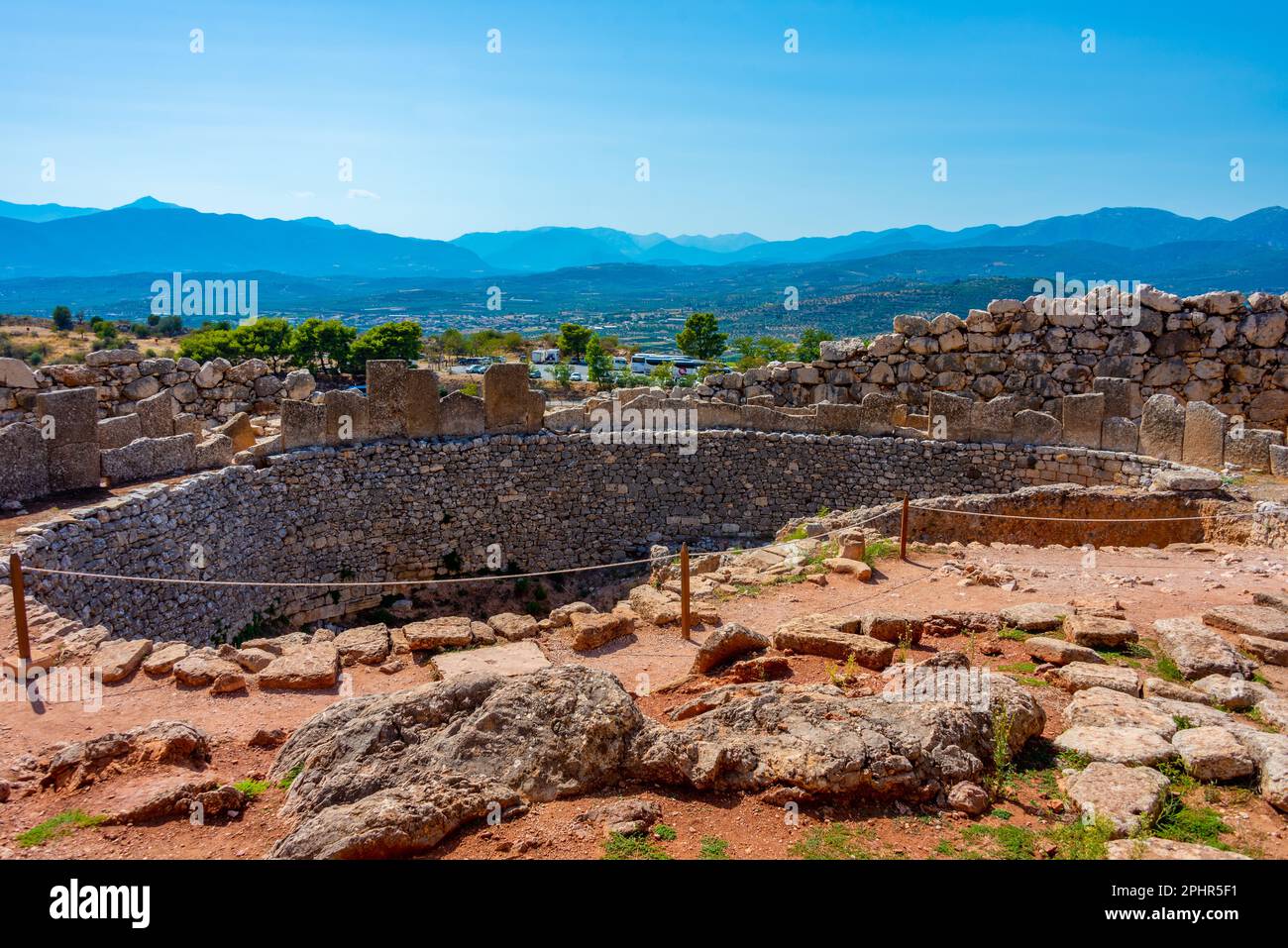 Archaeological site of Mycenae in Greece Stock Photo - Alamy