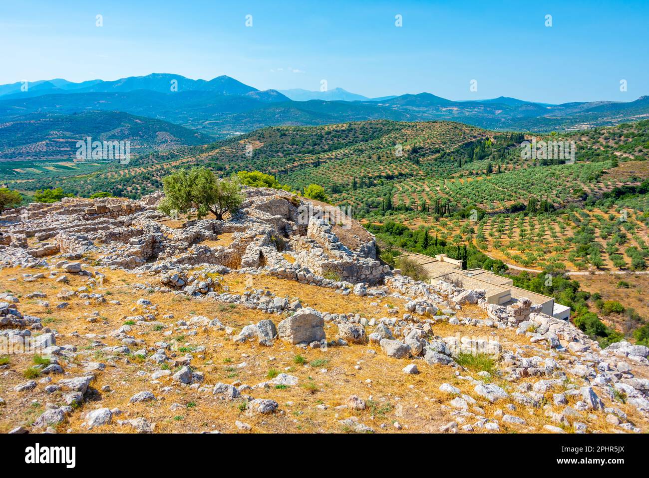 Archaeological site of Mycenae in Greece Stock Photo - Alamy