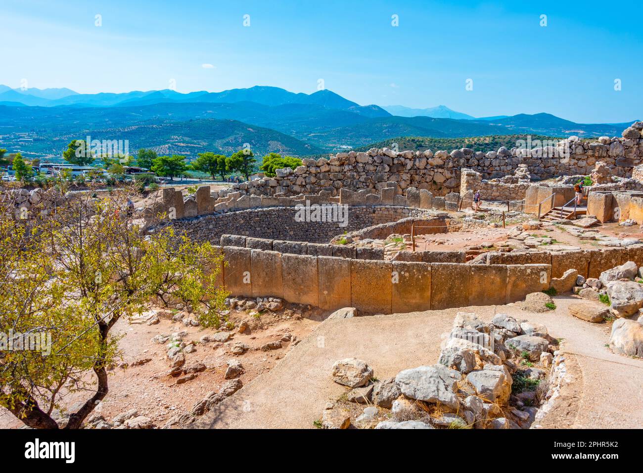 Archaeological site of Mycenae in Greece Stock Photo - Alamy
