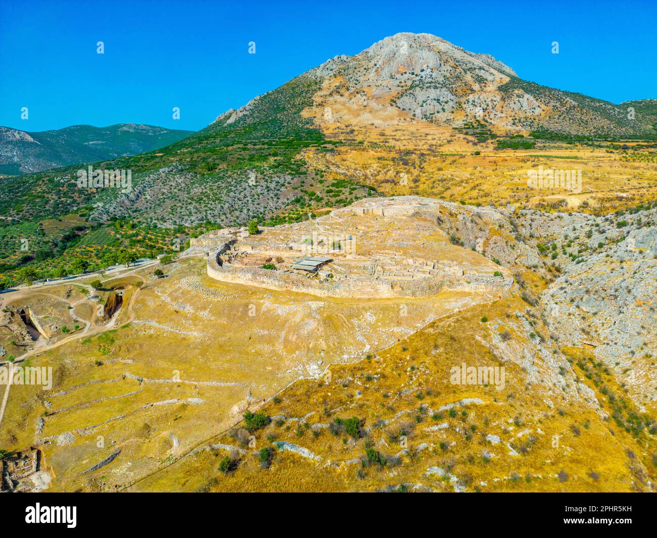 Mycenae aerial hi-res stock photography and images - Alamy